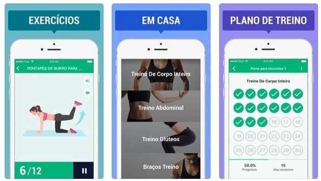 8 aplicativos de academia para fazer exercícios em casa - AppGeek